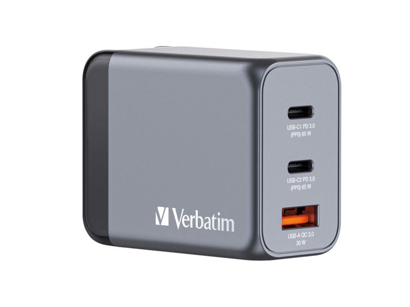 富士通 WEB MART | 65W PD急速充電対応 GaN チャージャー 3Port 32201 ZD-144632